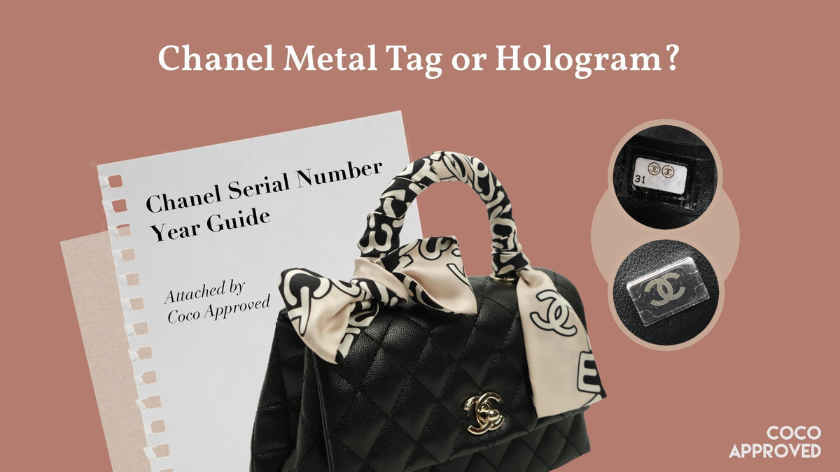 The Era of Chanel Metal Tag Replacing Its Serial Number On Card & Holo ...