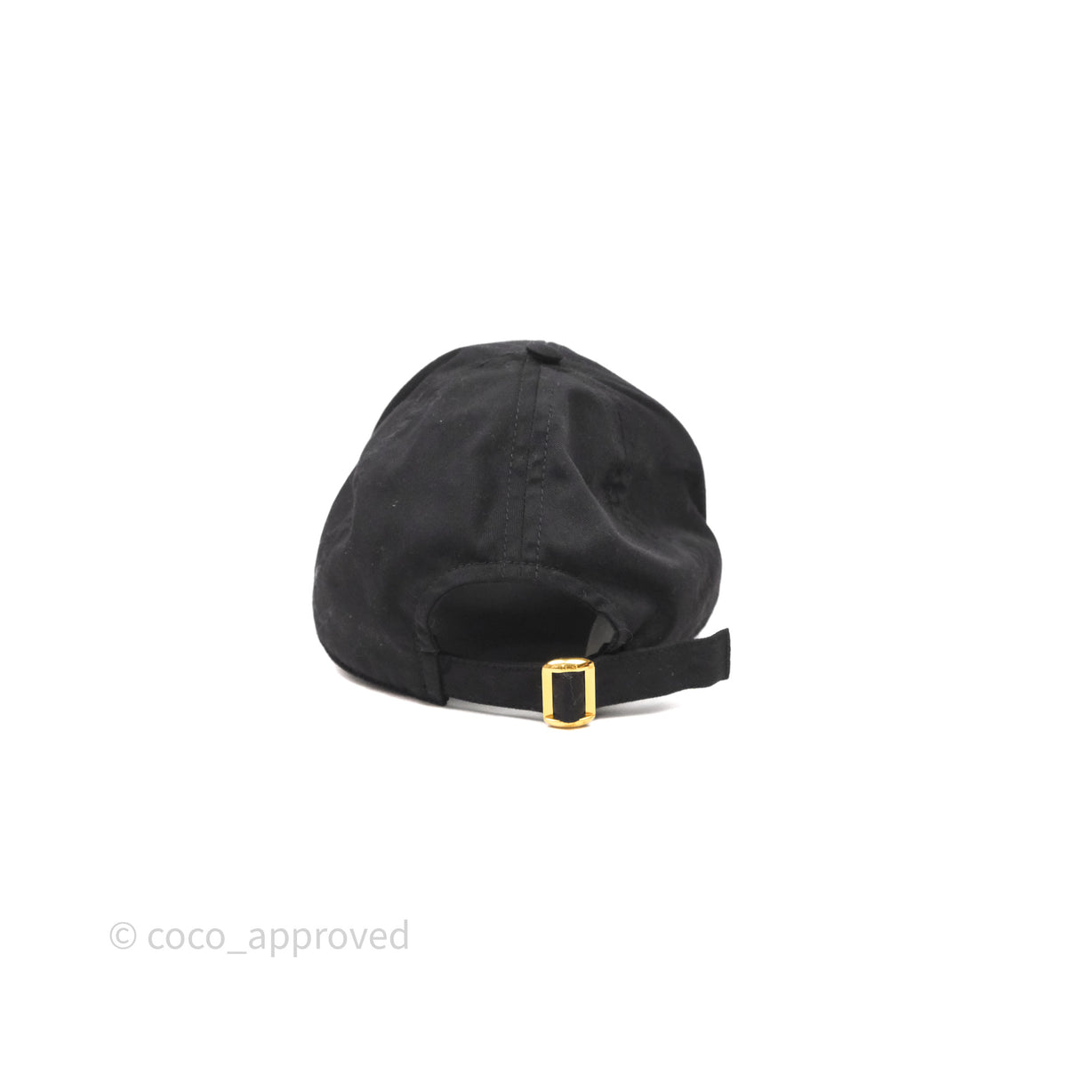 Celine Baseball Cap Cotton Triomphe Black – Coco Approved Studio