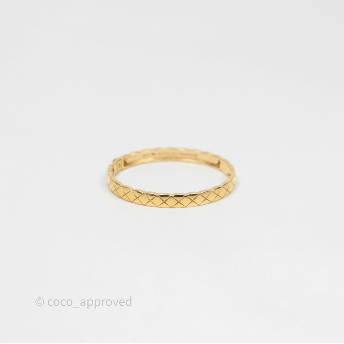 Chanel Coco Crush Bracelet Quilted Motif 18K Yellow Gold – Coco ...