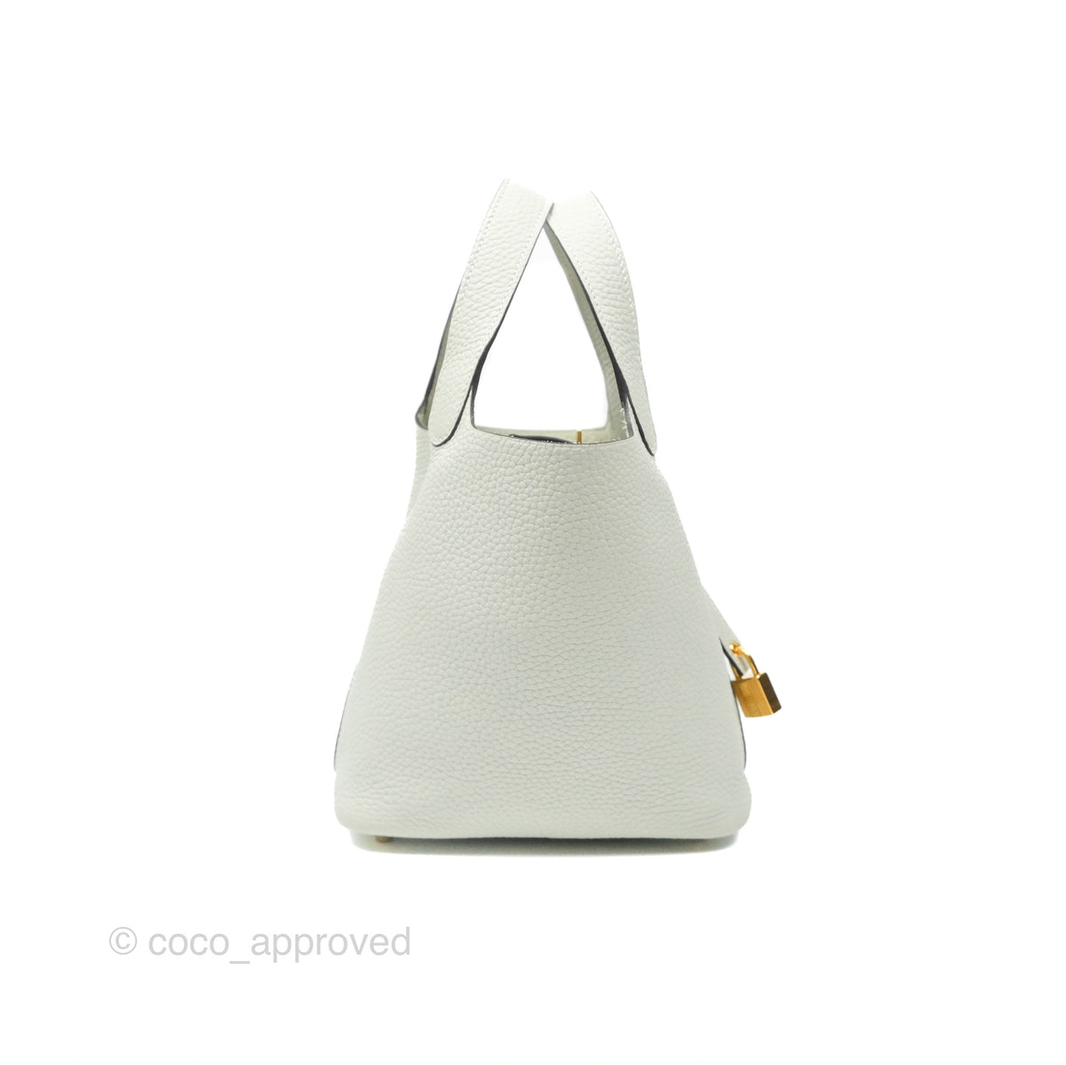 Hermès Picotin Lock 18 Gris Neve Taurillon Clemence Gold Hardware ...