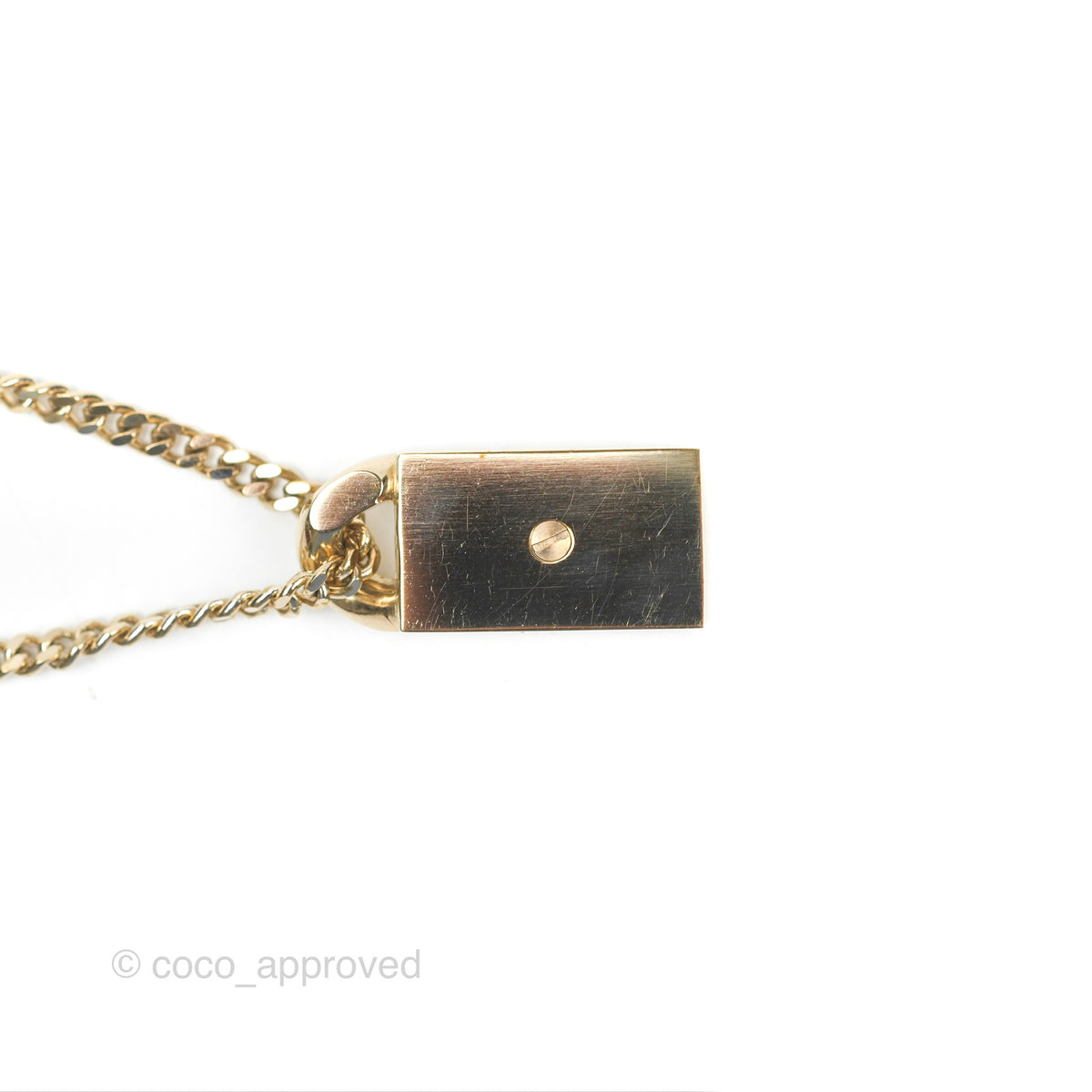 Chanel Plate CC Crystal Necklace Gold Tone 21C – Coco Approved Studio