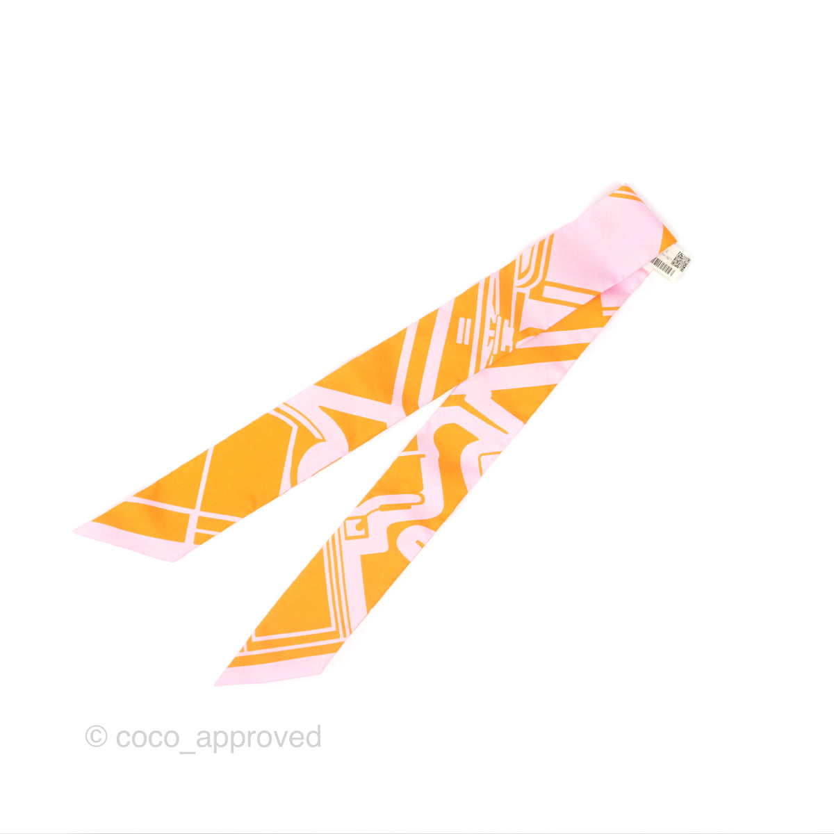 Hermès Les Coupes Tattoo Silk Twilly – Coco Approved Studio