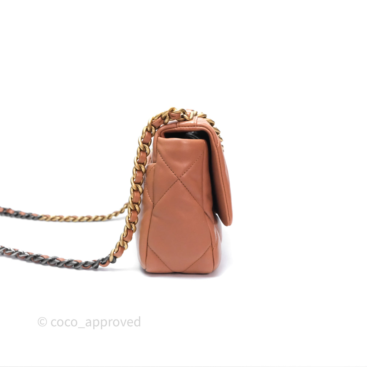 Chanel 19 Small Caramel Mixed Hardware – Coco Approved Studio
