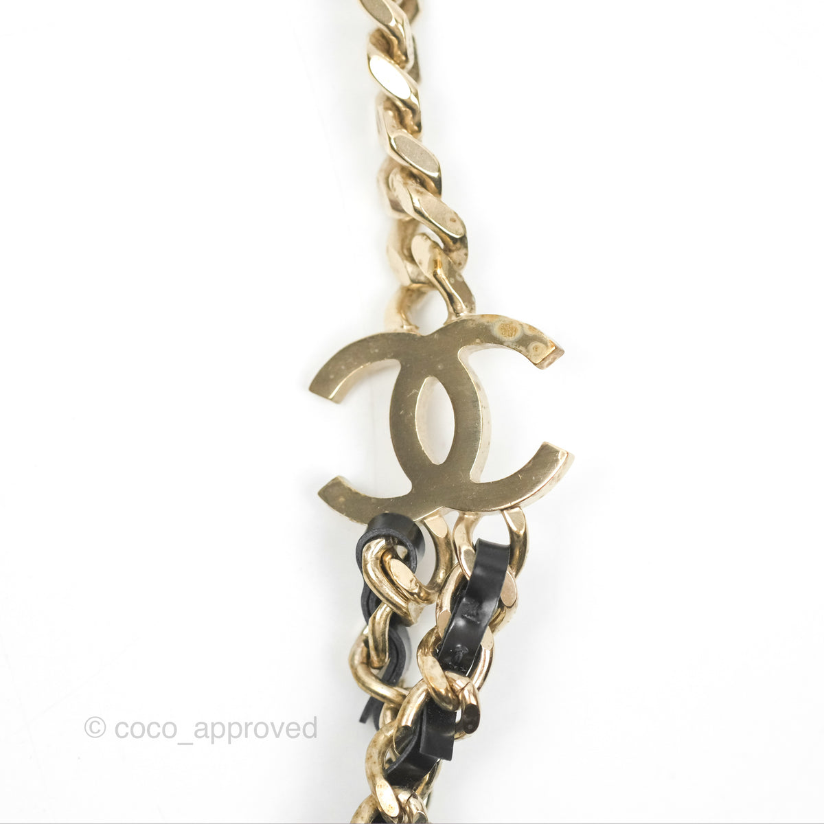 Chanel CC Woven Chain Belt Gold Hardware 17P – Coco Approved Studio