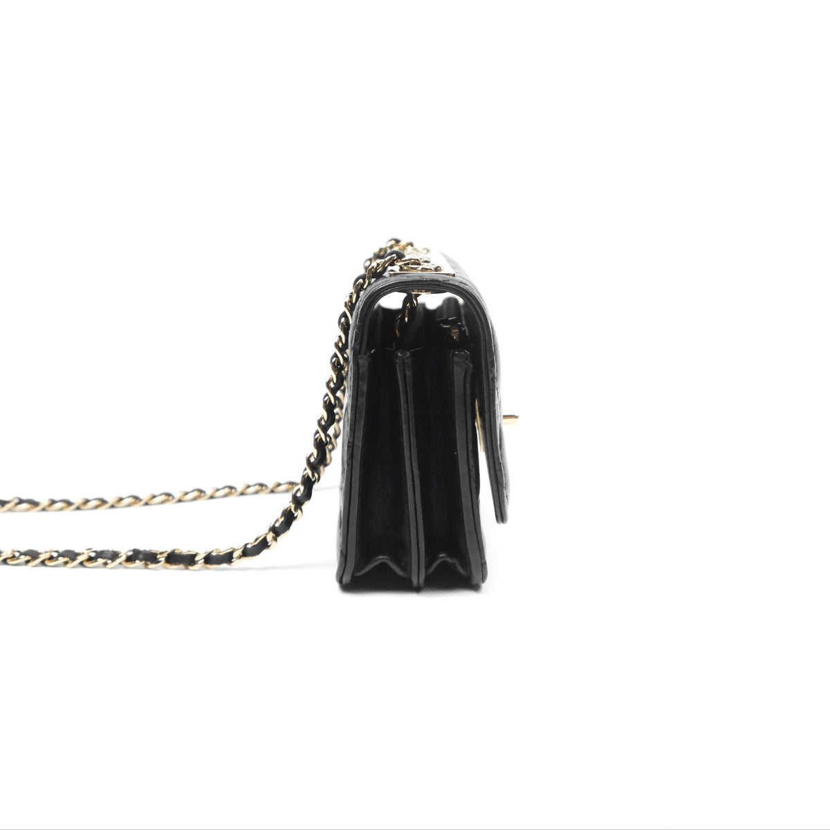 Chanel Mini Trendy WOC Black Lambskin Gold Hardware – Coco Approved Studio