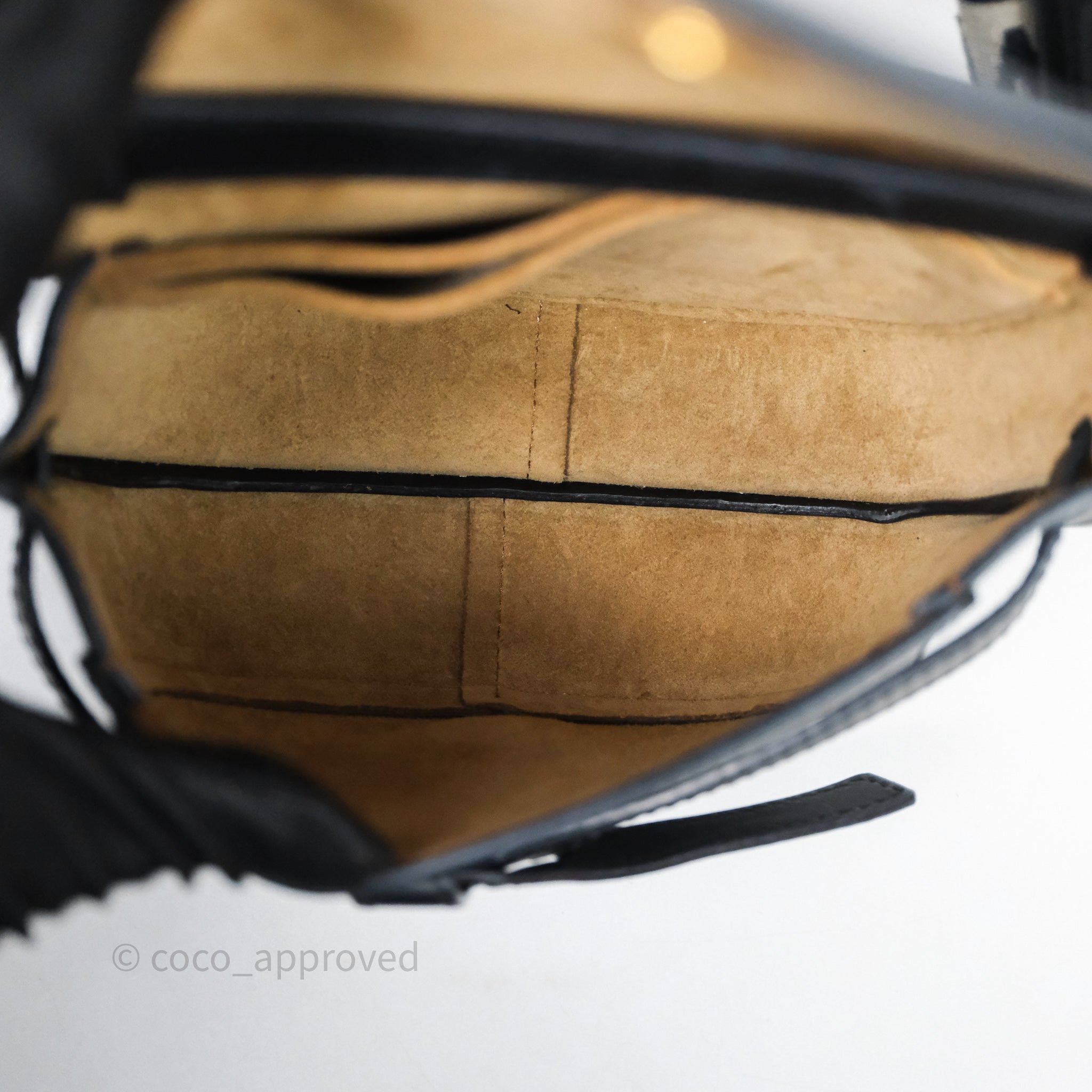 Loewe Mini Gate Dual Bag in Soft Calfskin & Jacquard Strap Black – Coco ...