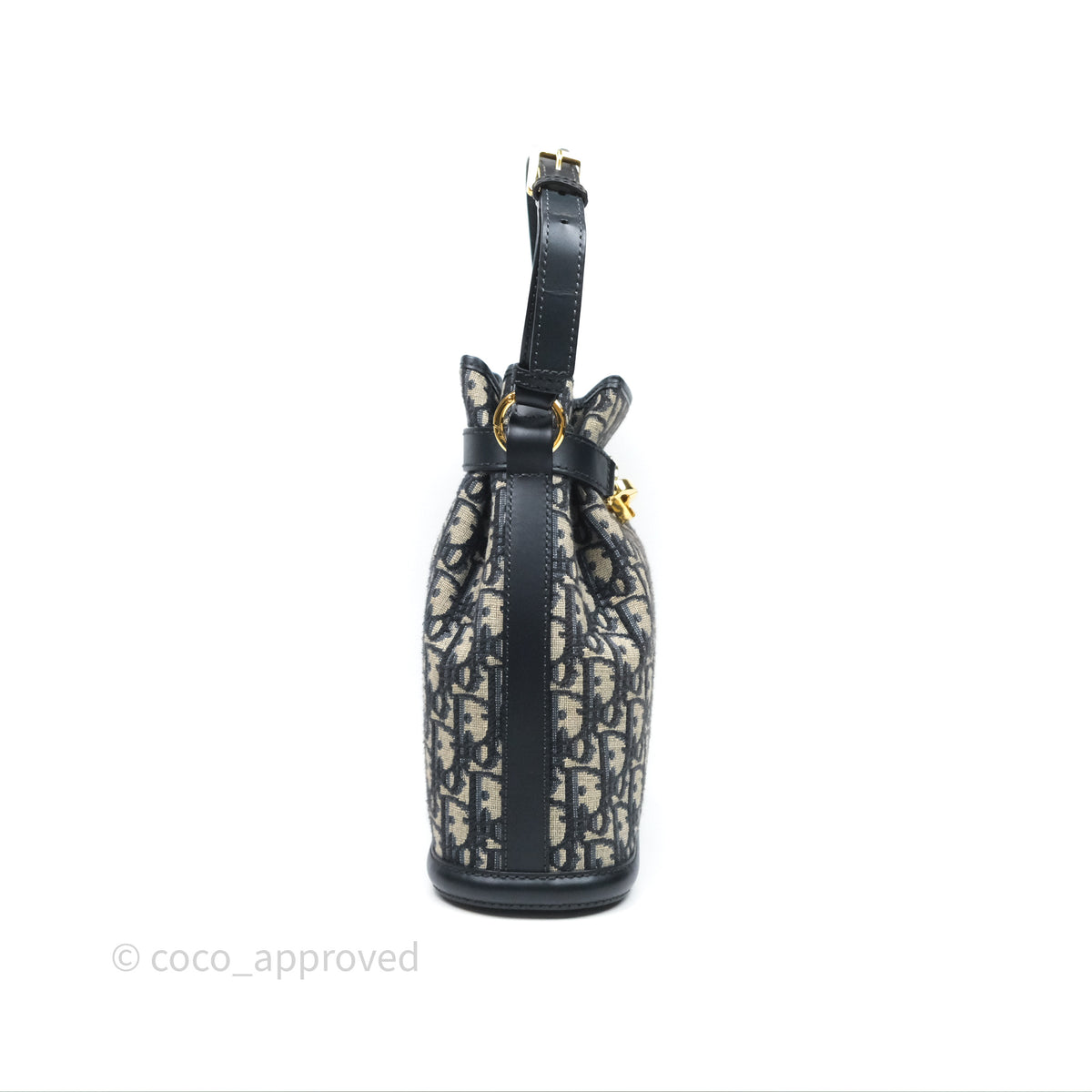 Christian Dior Medium O C'est Dior Bucket Bag Blue Dior Oblique Jacqua ...