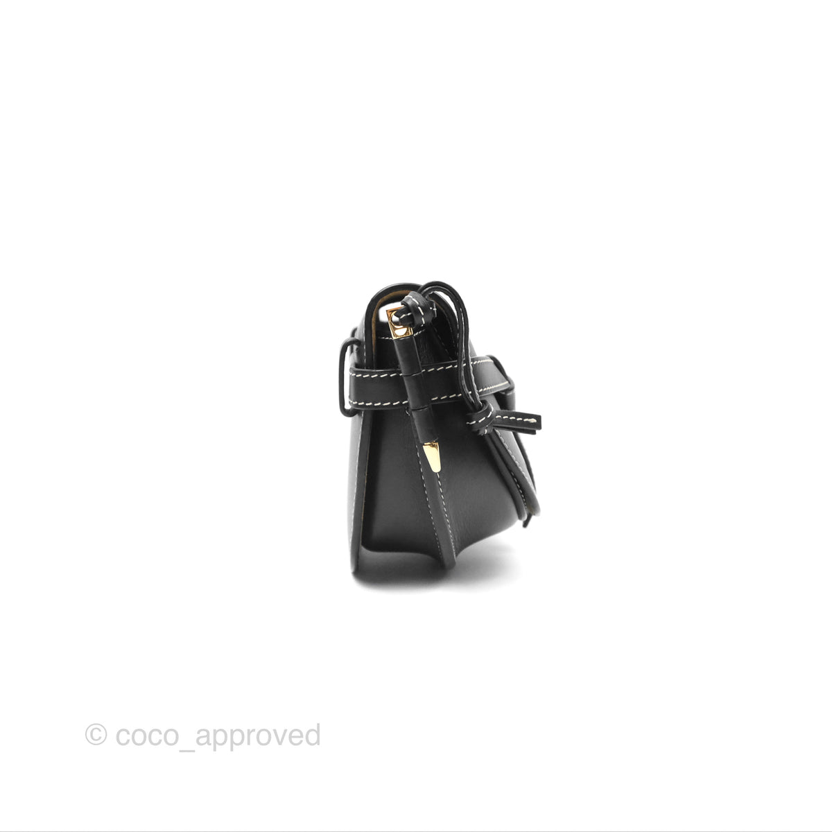 Loewe Mini Gate Belt Bag in Soft Calfskin Black – Coco Approved Studio