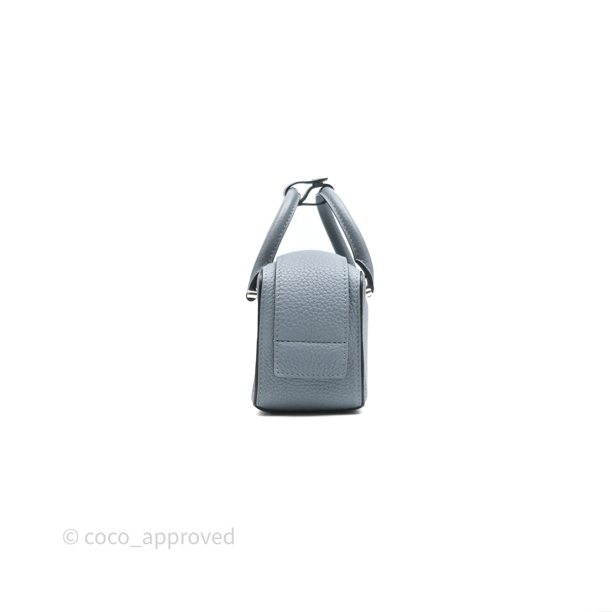 Delvaux Cool Box Nano Taurillon Soft Grained Calfskin Pacific Palladiu ...