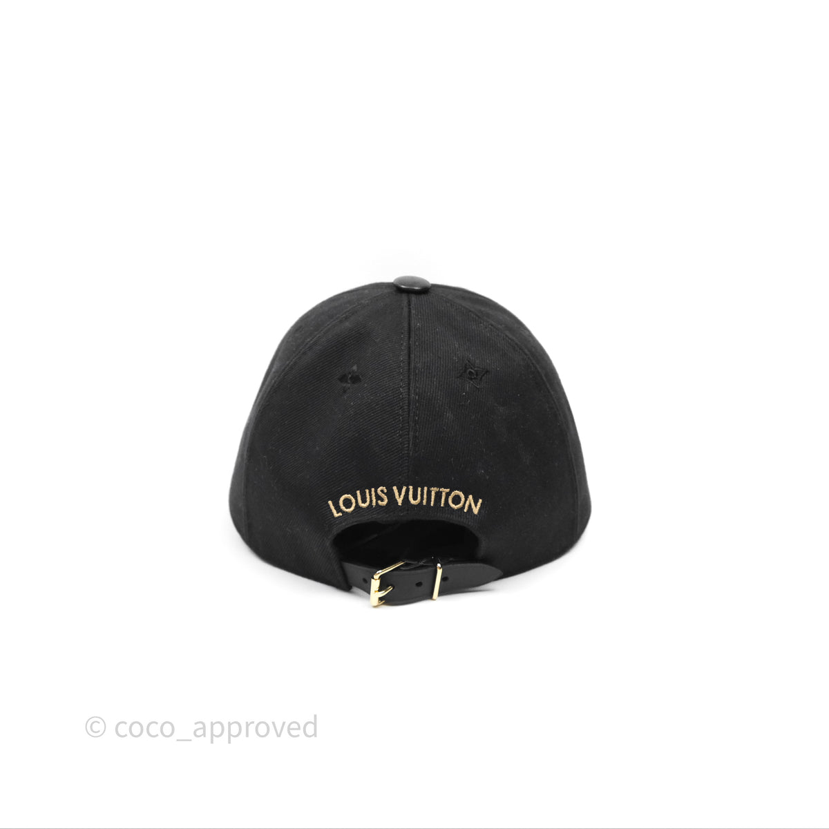 Louis Vuitton Lconic Cap Black – Coco Approved Studio
