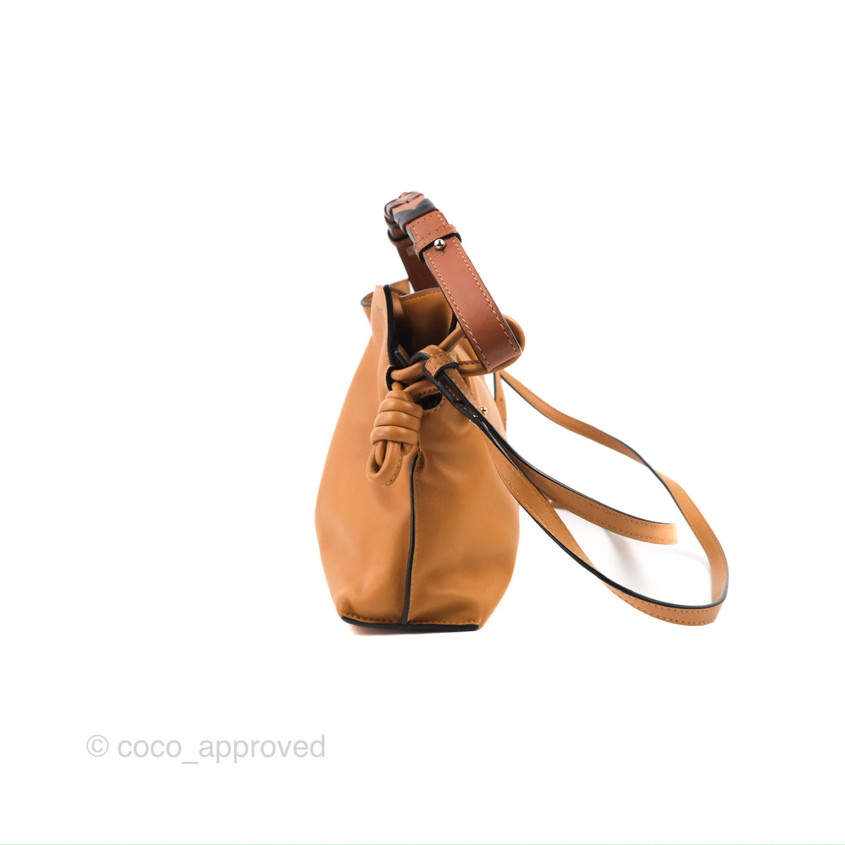 Loewe Mini Flamenco Clutch Warm Desert Nappa Calfskin with Braided Sho ...