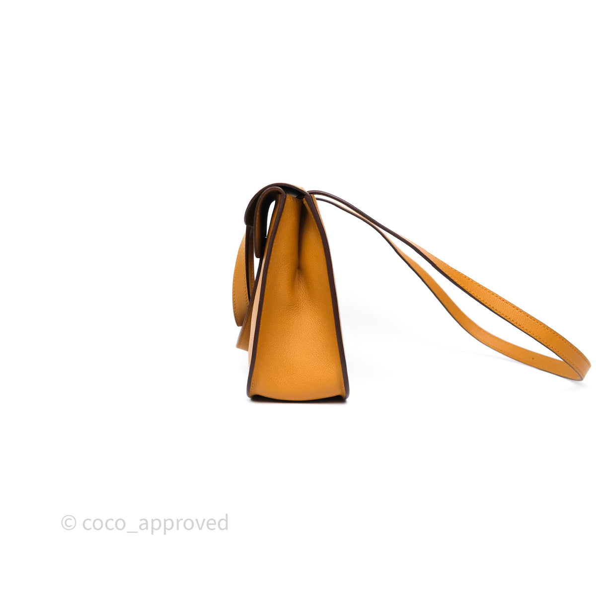 Hermès Halzan 25 Caramel 28 Evercolor Gold Hardware – Coco Approved Studio