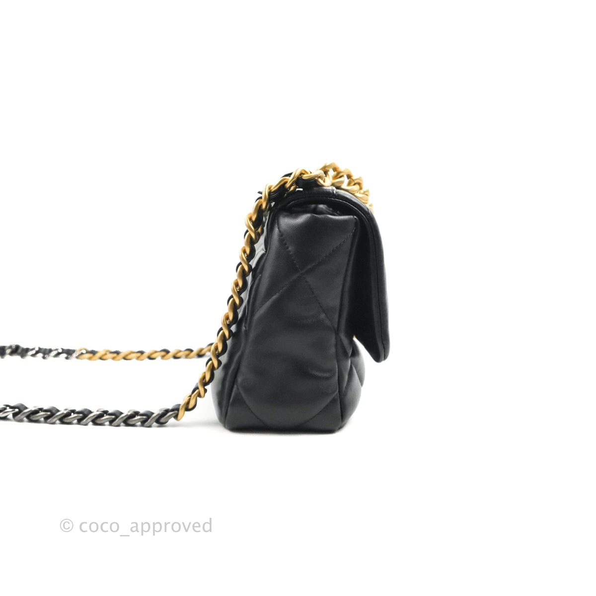 Chanel 19 Small Black Mixed Hardware – Coco Approved Studio