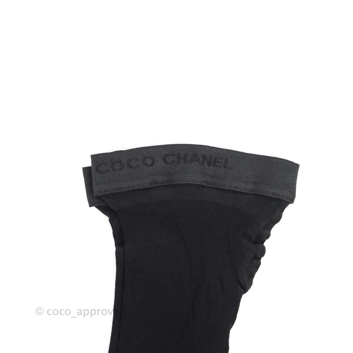Chanel Black Tights with CC Logo Size S – Coco Approved Studio
